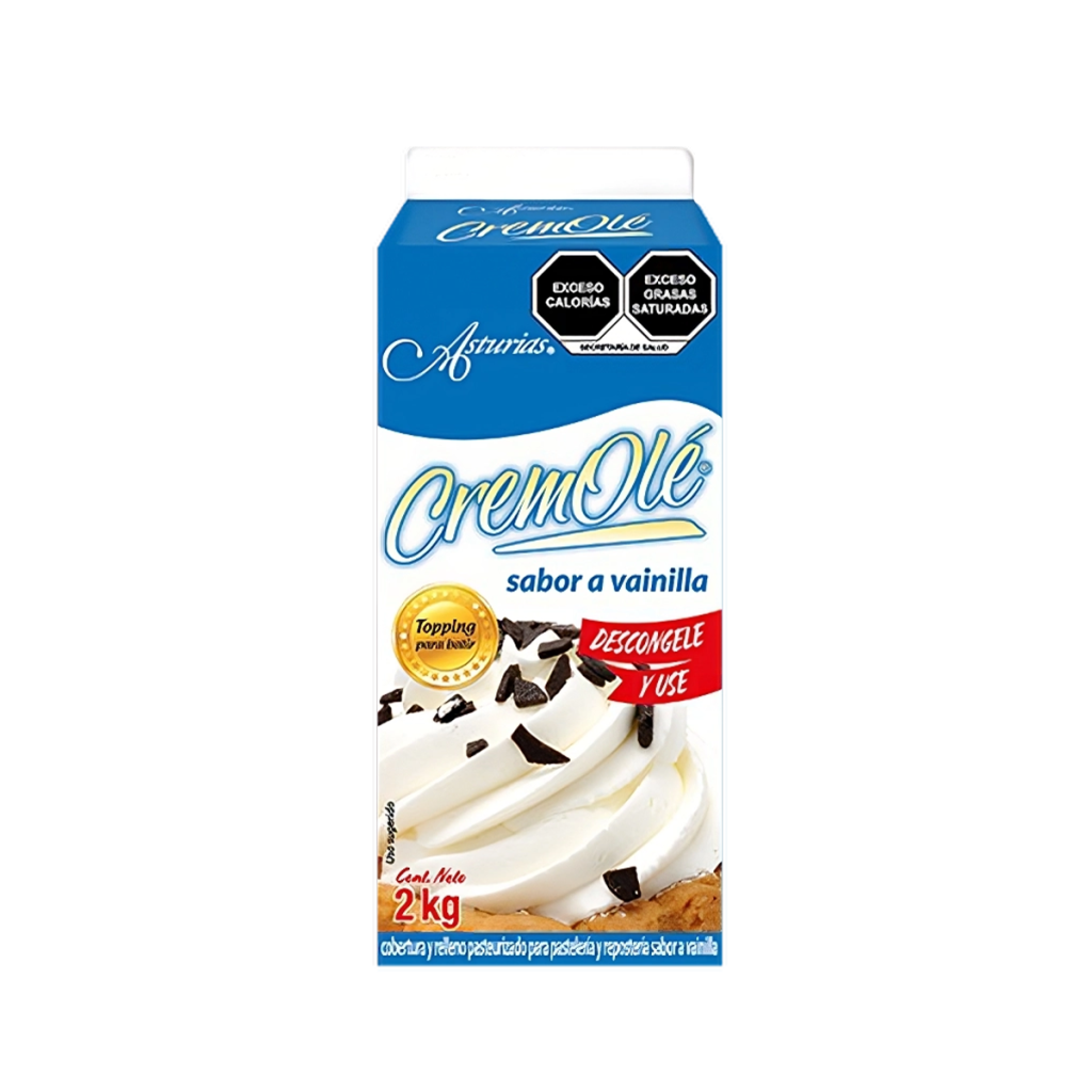 Crema para batir sabor vainilla CremOlé 2 Kg - AC Suprema
